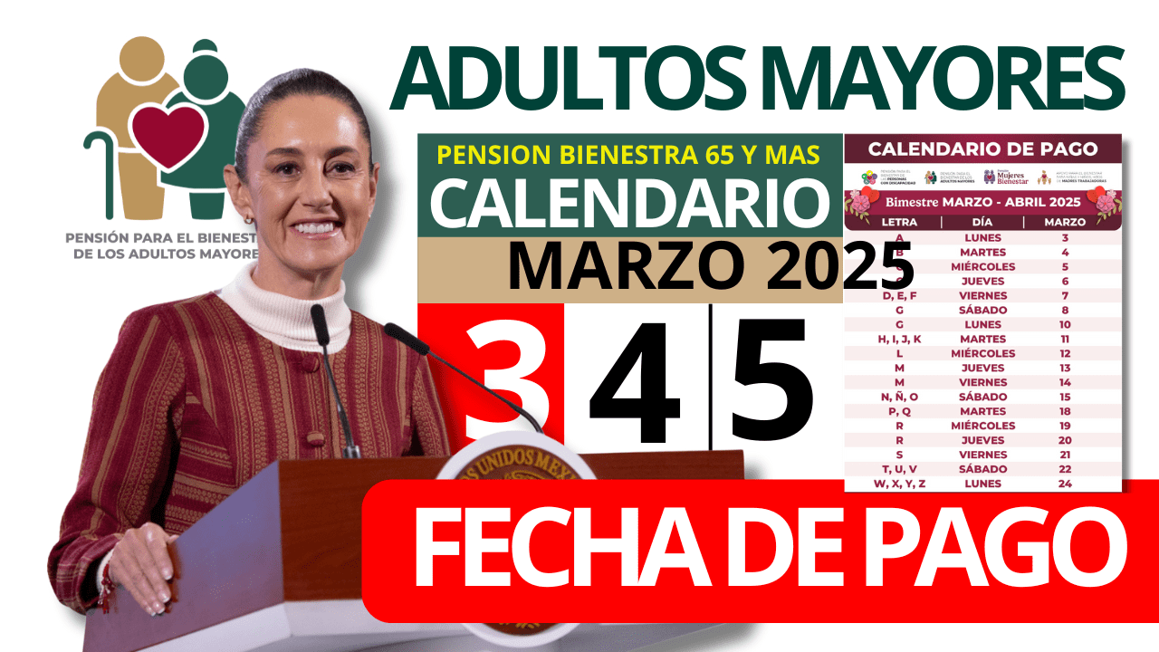 Calendario De Pago Pension Por Letra Monto A Recibir Y Fechas